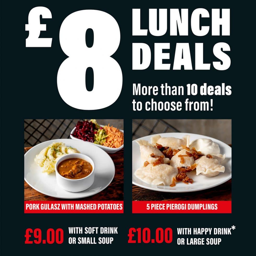 Lunch Deals - Mamuśka! Restaurant and Bar - Southbank Waterloo